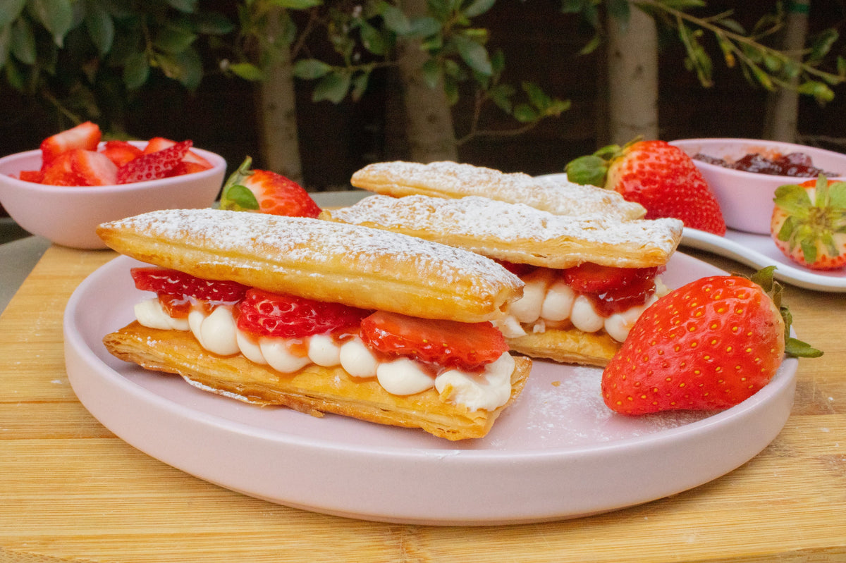 Strawberry Napoleons | Sweet Loren's