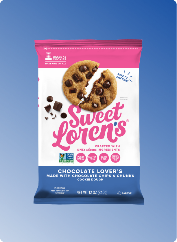 Chocolate Lover's Pre-Cut Dough – Sweet Loren's