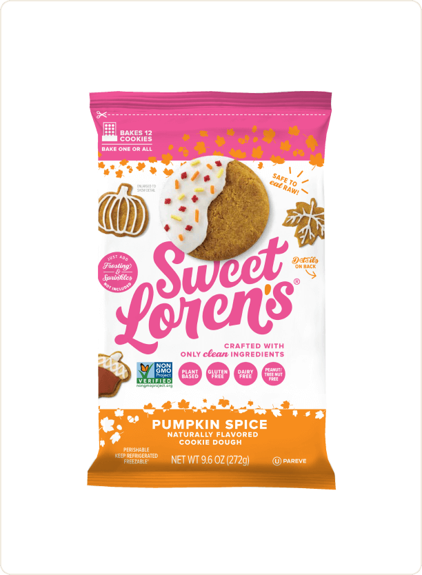 Pumpkin Spice Gluten Free Cookie Dough – Sweet Loren's