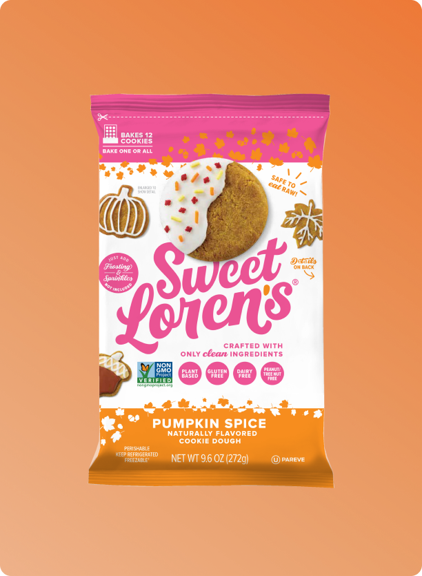 Pumpkin Spice Gluten Free Cookie Dough – Sweet Loren's