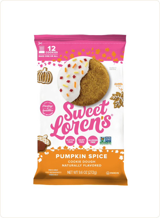 Pumpkin Spice Gluten Free Cookie Dough – Sweet Loren's